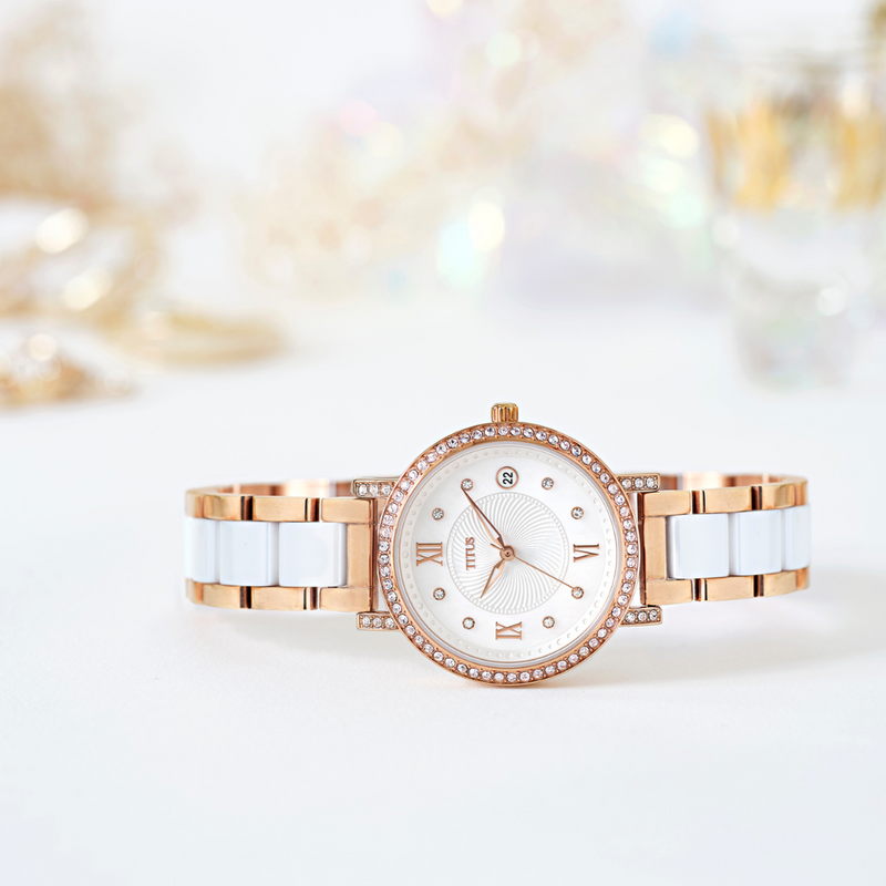 Chandelier 3 Hands Date Women's Watch W06-03191-002 | Solvil et Titus